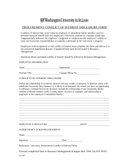 Procurement Policy Exception Form