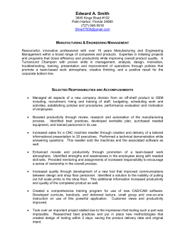 MRL Definitions - Manufacturing Readiness Levels