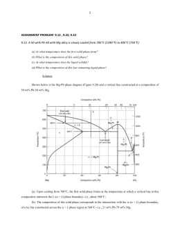 The Aluminum-Silicon Phase Diagram and Eutectic