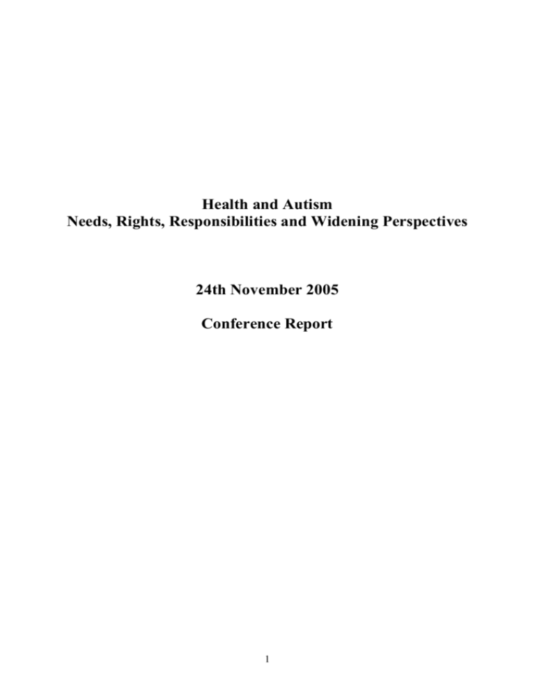 Health And Autism Health And Autism