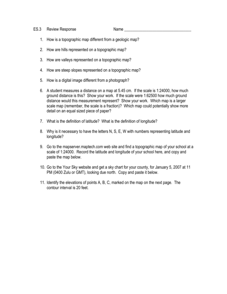 ES 3 Review Response ES 3 Review Response