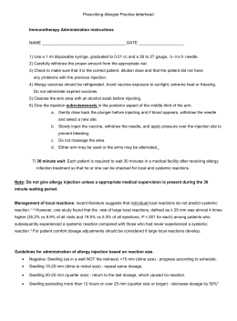 Immunotherapy Consent Form