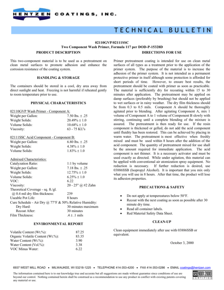 Technical Data Sheet