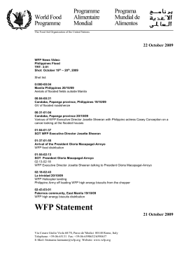 WFP Food Procurement