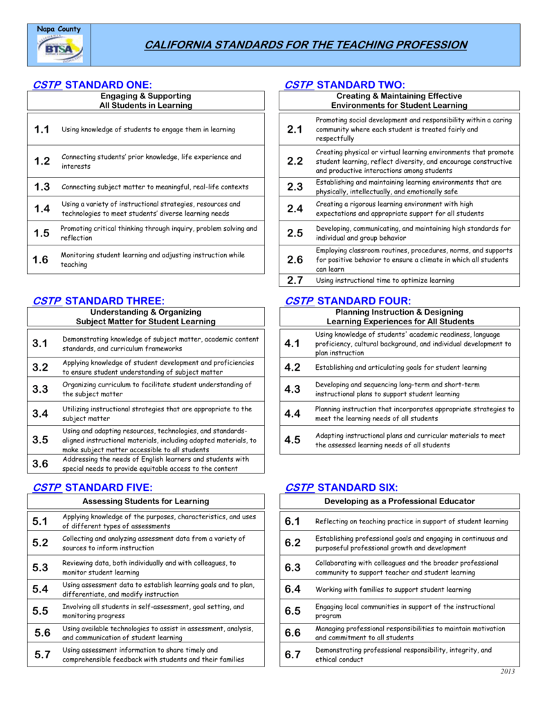 California Math Standards Pdf