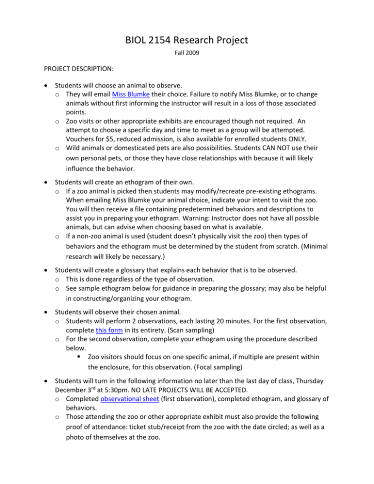 Research Project