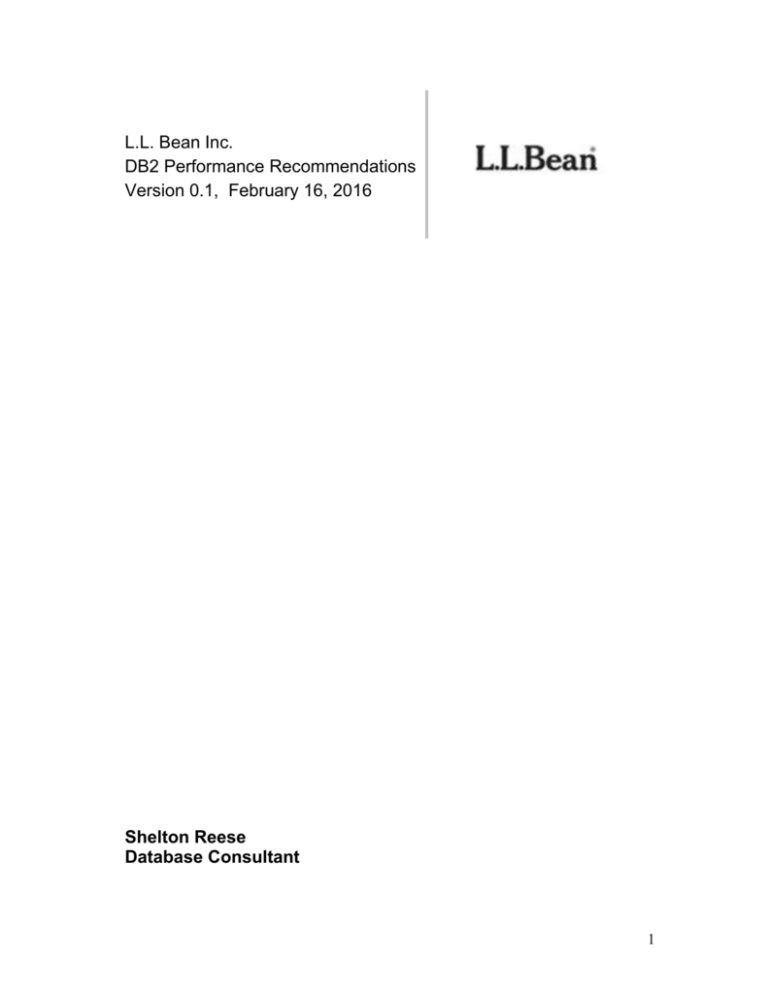 The Process Of Tuning LL Bean s DB2 For AIX 5 5
