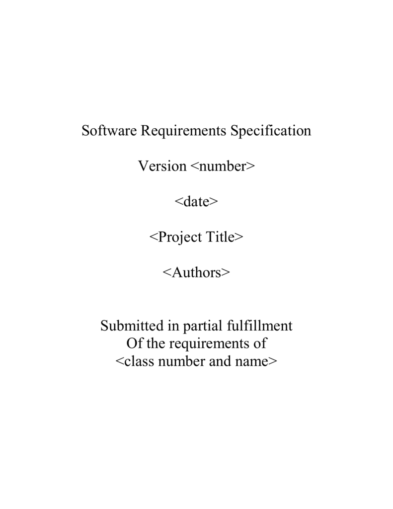 Requirements List Template Classles Democracy