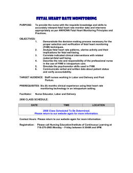 WB01201 NCC Monograph: NICHD Definitions and Classifications