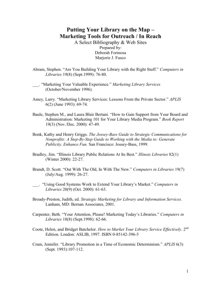 Marketing Your Library