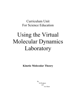 States of Matter - virtual lab