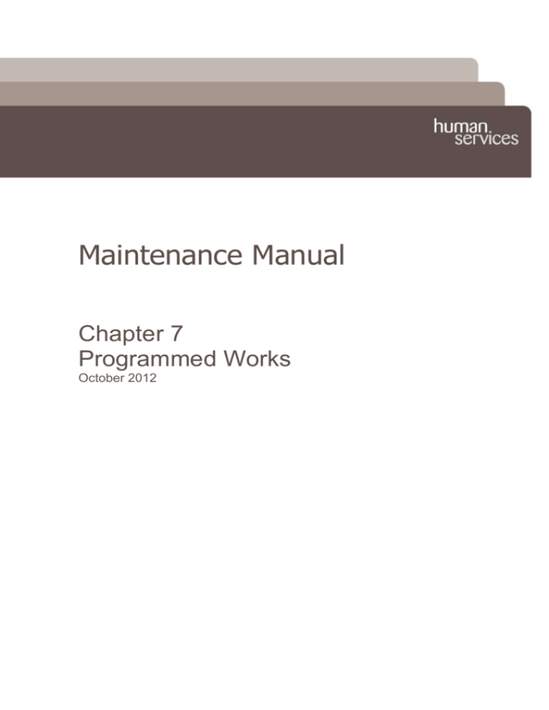7. Programmed Works - Department of Human Services
