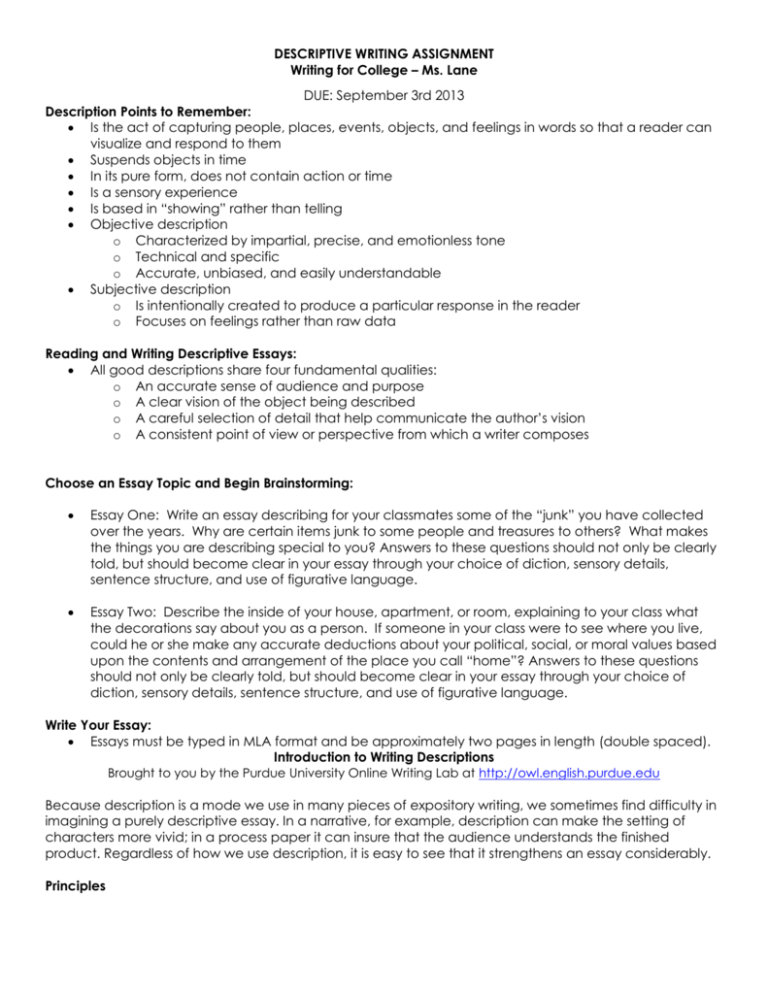 Places To Describe In A Descriptive Essay Descriptive Essay About An Places To Describe In A Descriptive Essay Descriptive Essay About An