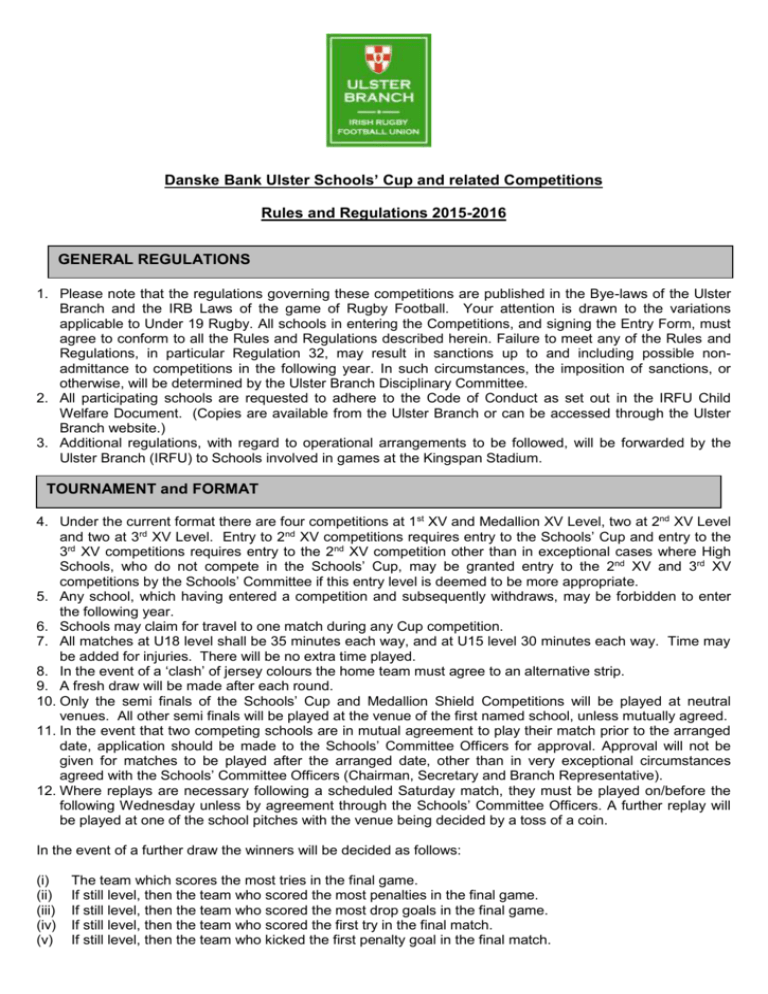 School Competition Rules And Regulations School Competition Rules And Regulations