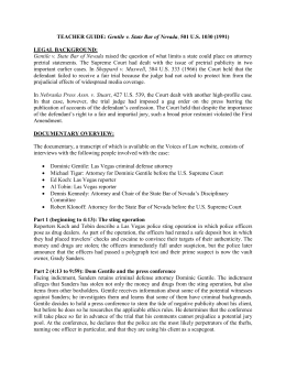 A presentation of Gentile's Taxonomy of Motor Skills