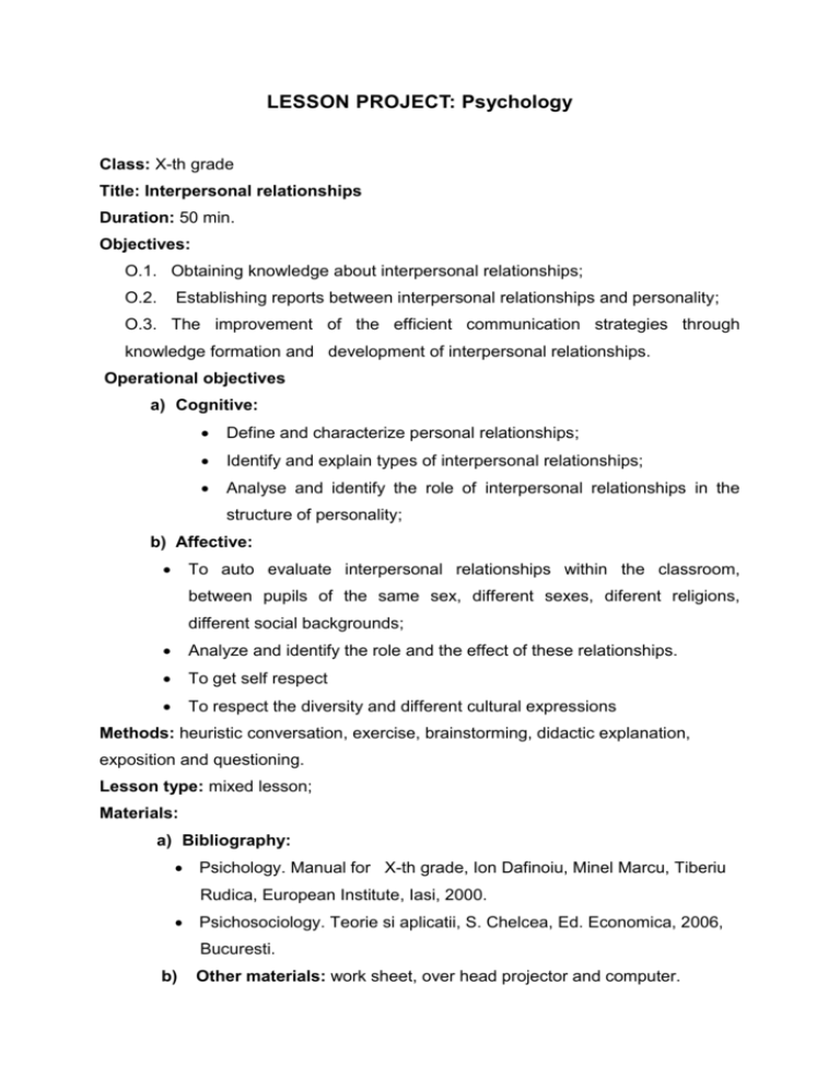Lesson Plan
