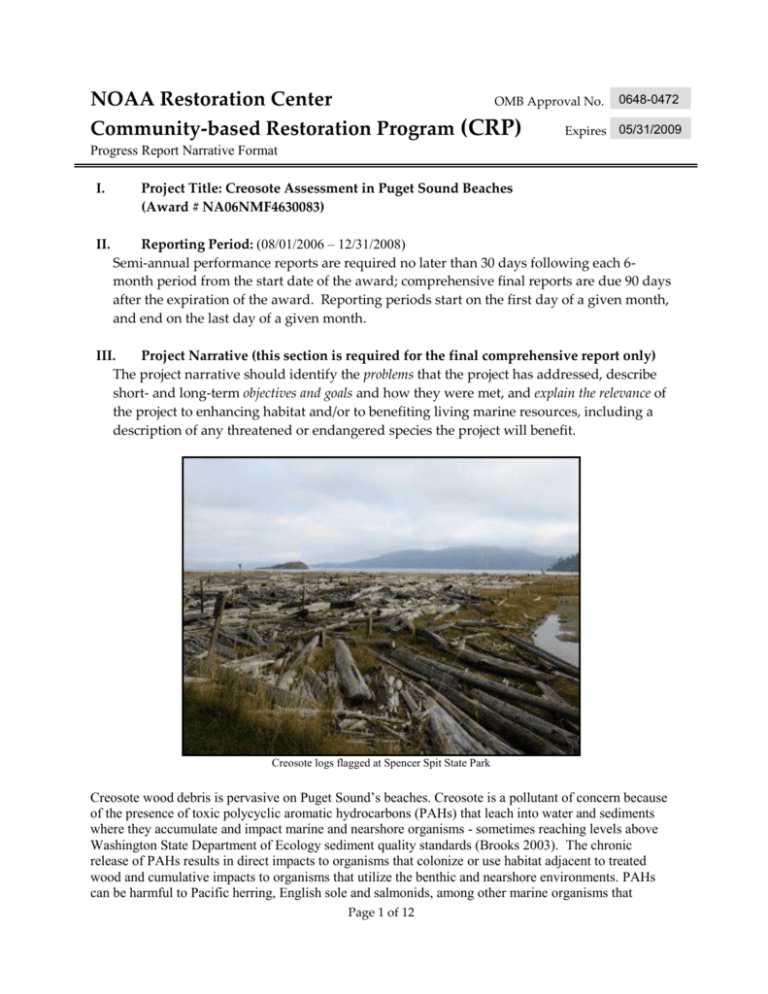 NOAA Restoration Center - The Conservation Registry