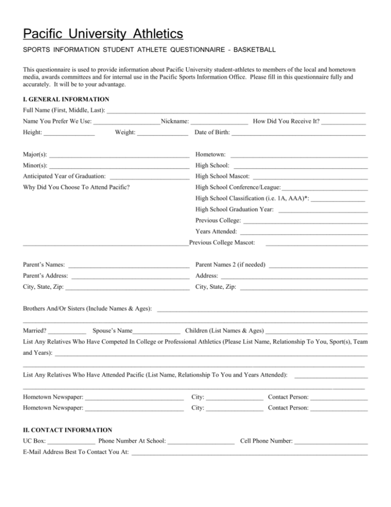 Pacific University Athletics