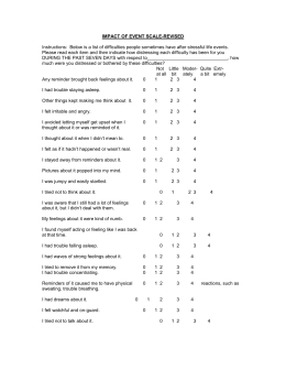 FEAR AVOIDANCE BELIEFS QUESTIONNAIRE (FABQ)