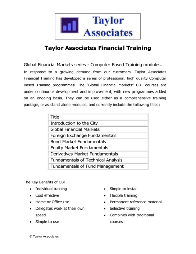 Benefits Of Computer Based Training word 88 KB 