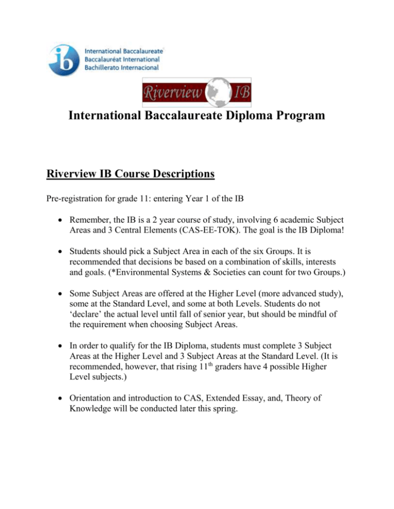 Course Descriptions Course Descriptions