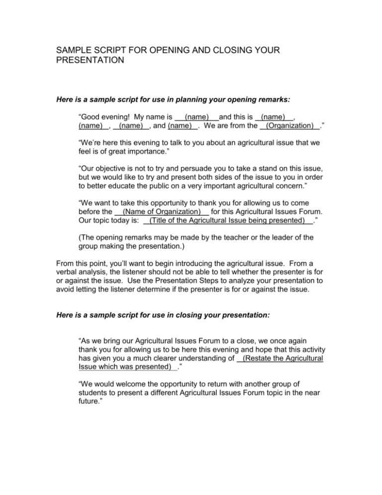 Best Script For Closing Remarks Emceescripts Best Script For Closing Remarks Emceescripts