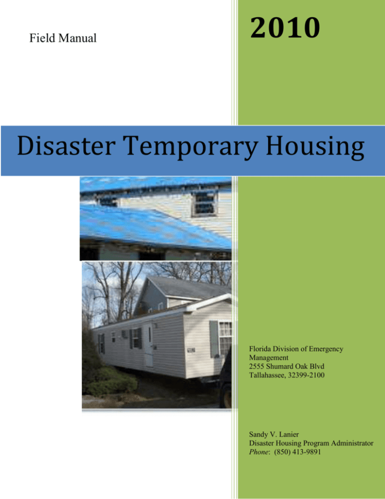 Disaster Temporary Housing