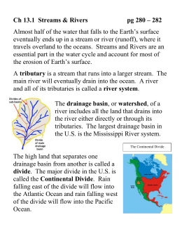 3 Notes River Life Cycle
