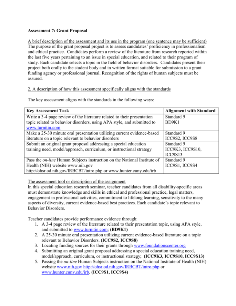 Grant Proposal - Hunter College