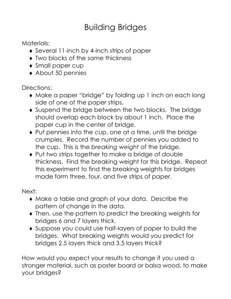 Building Bridges