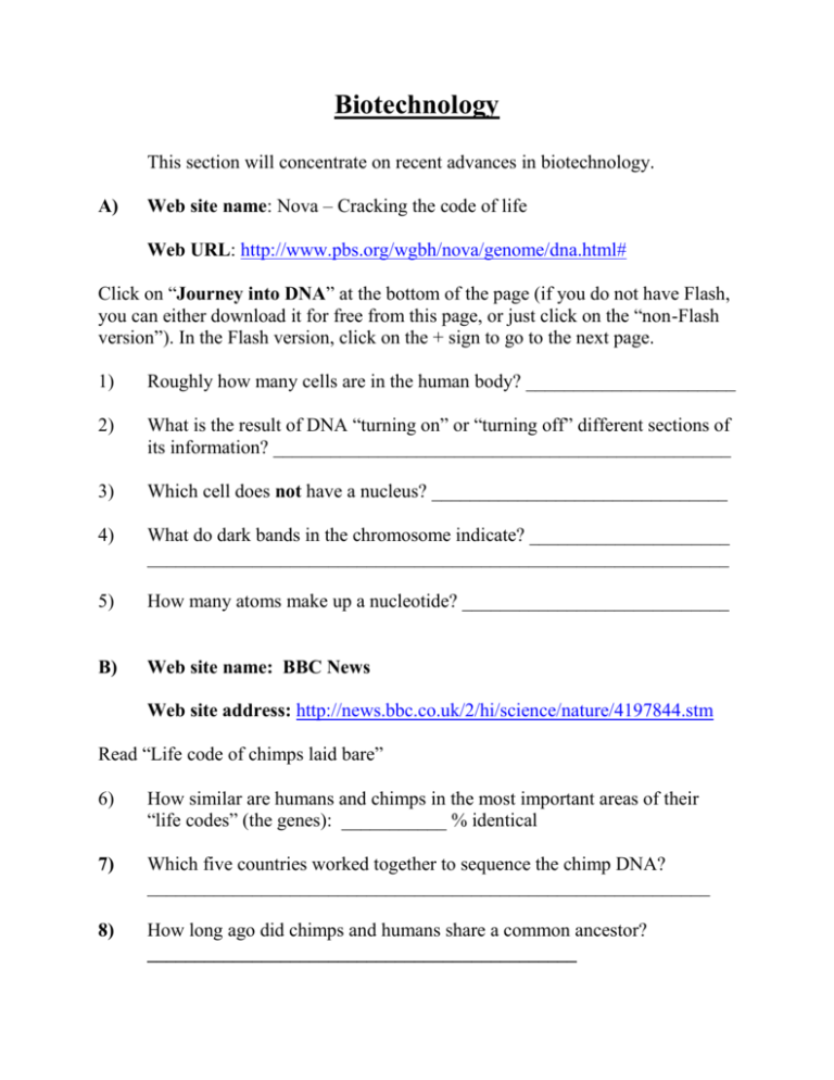 Biotechnology