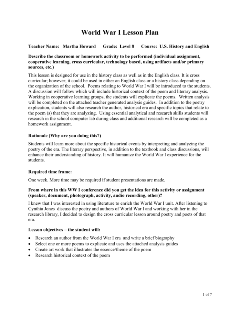 Lesson Plan - Harry S. Truman Library and Museum