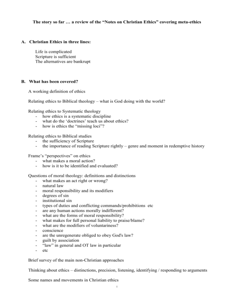 Review Of Meta ethics Review Of Meta ethics