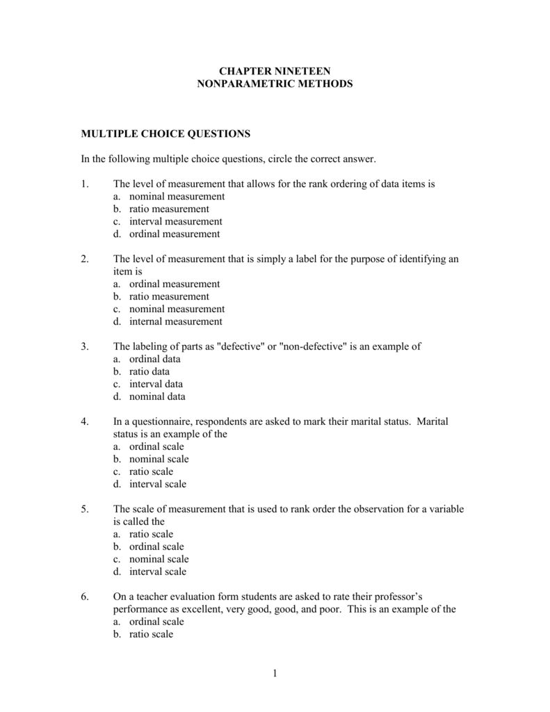 Multiple Choice ions