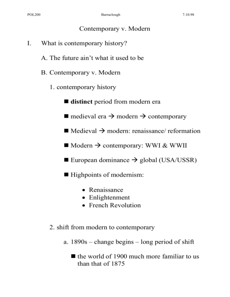 Contemporary V Contemporary V