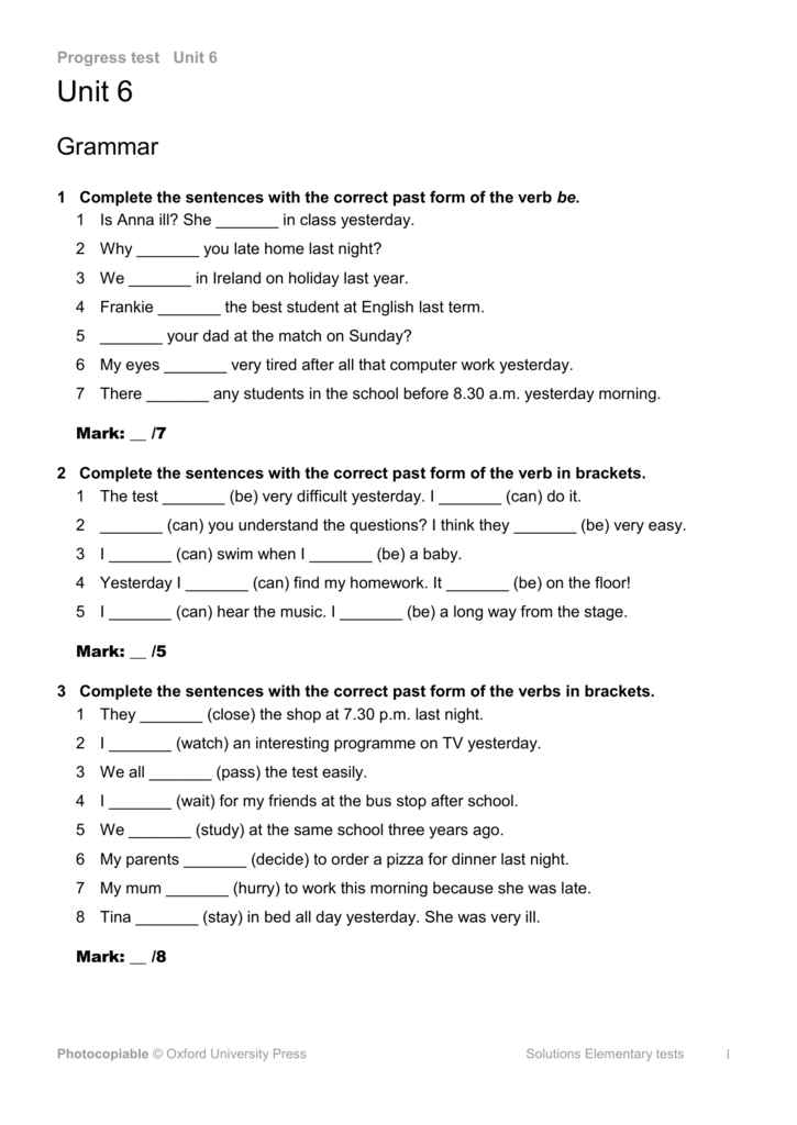 Unit 6 Test Unit 6 Test