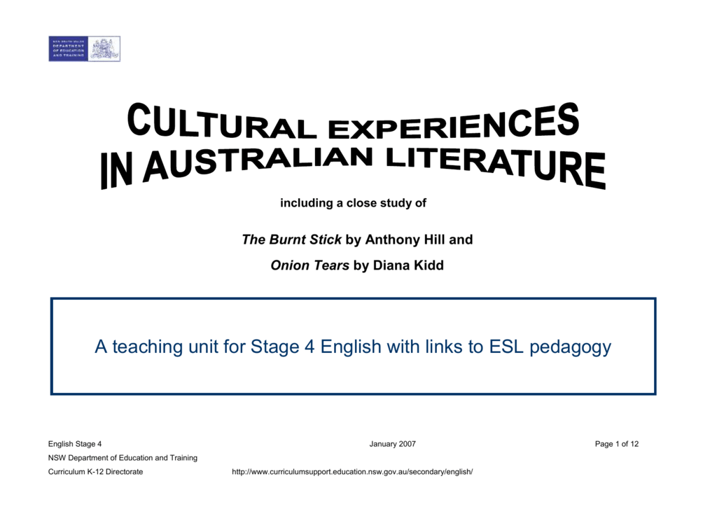 English Syllabus Outcomes