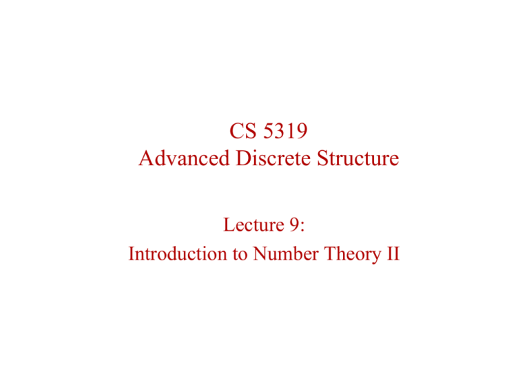 Fundamental Theorem Of Arithmetic