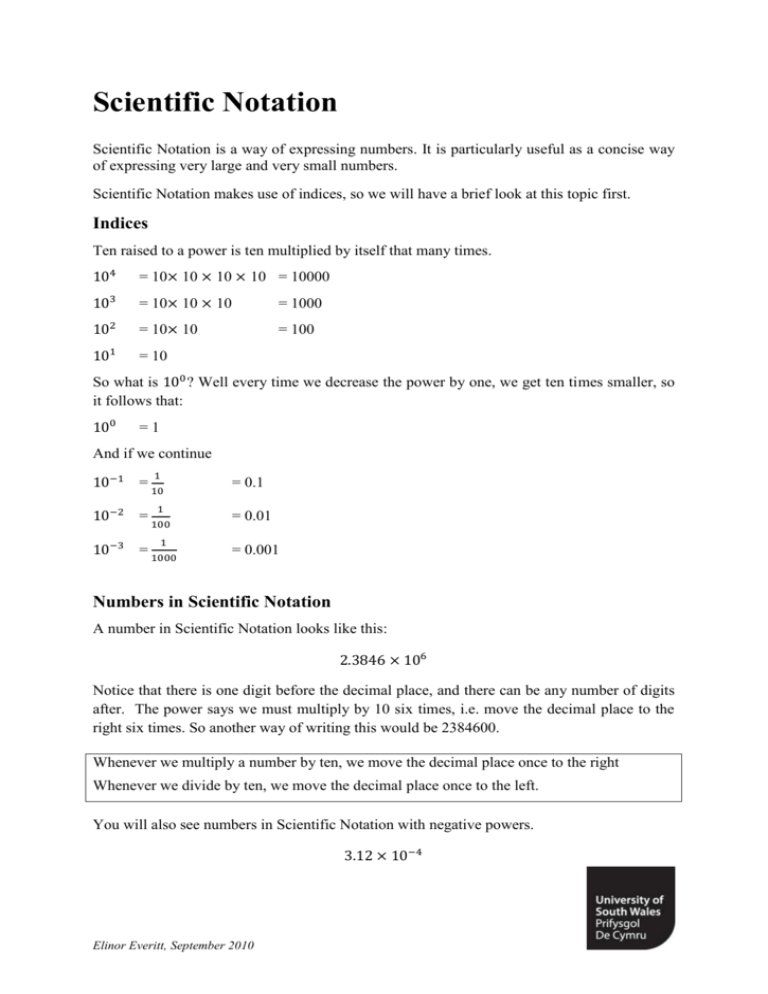 Scientific Notation