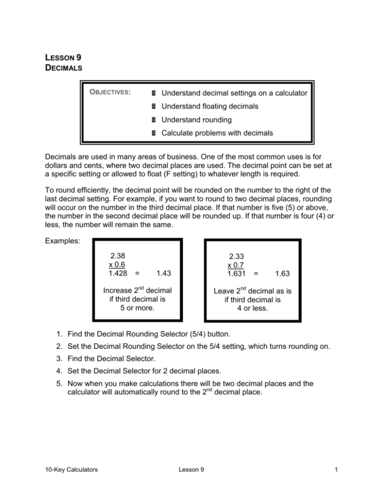 10 Key Calculators