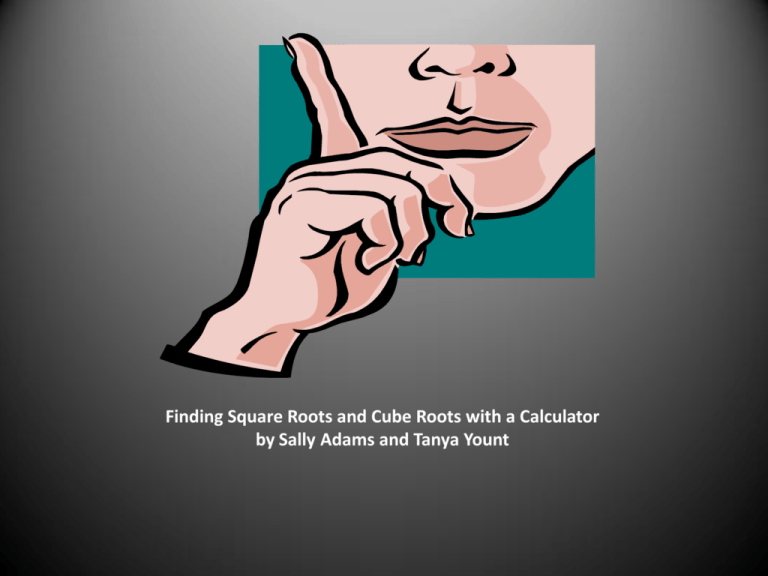 Finding Square Roots And Cube Roots With A Calculator
