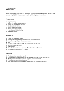 Slime Scientific Method Lab