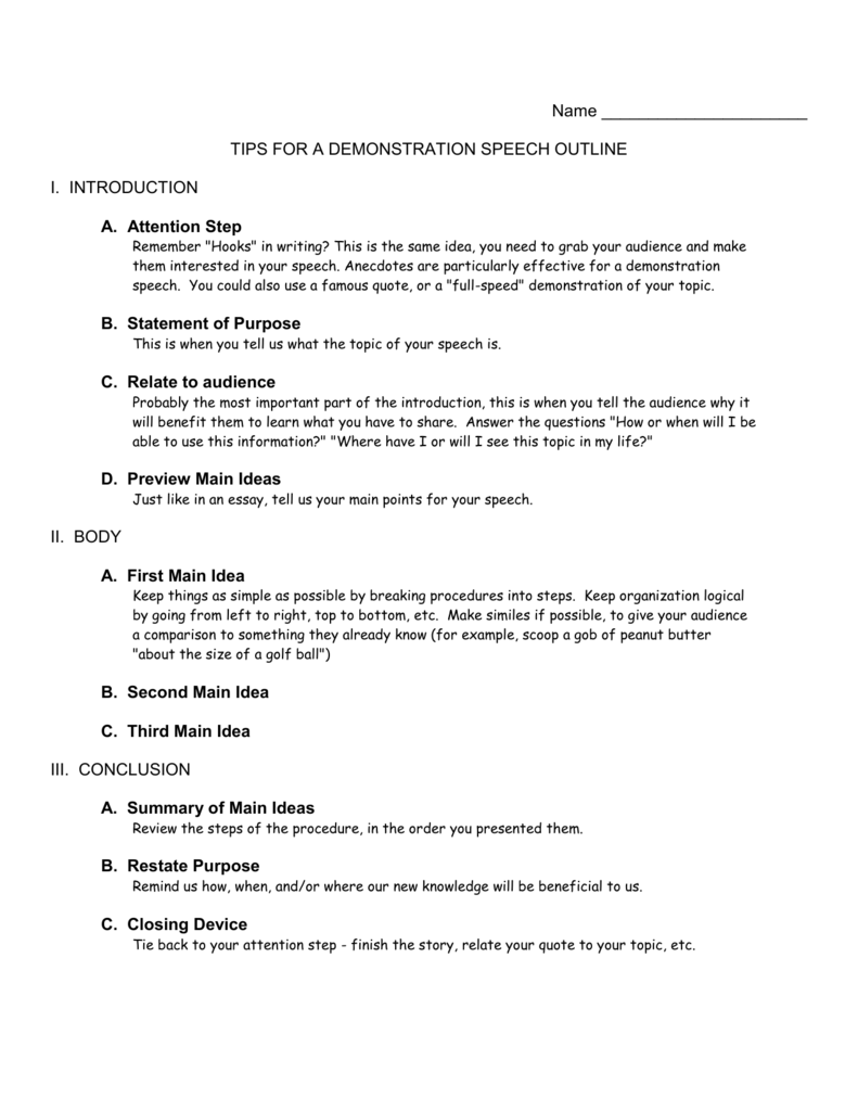Simple Demonstration Speech Good Demonstration Speech Topics For Simple Demonstration Speech Good Demonstration Speech Topics For