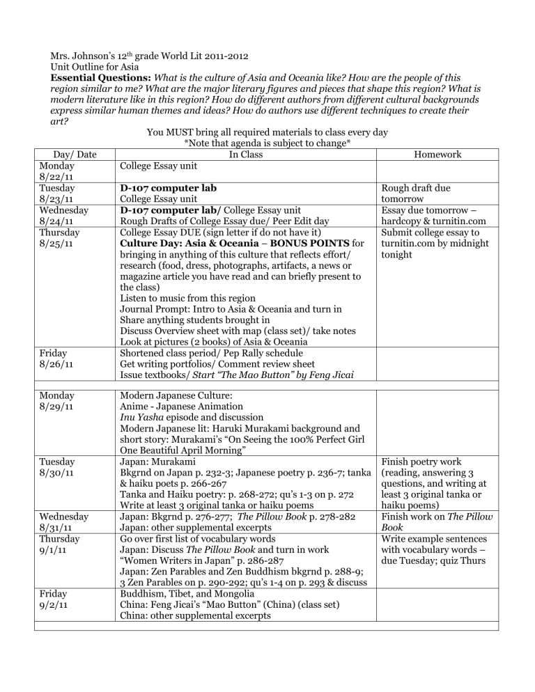 10th Grade Honors English Ms Johnson s Class Weblog 10th Grade Honors English Ms Johnson s Class Weblog