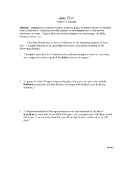 List of Common Allusions A Huge List of Famous Allusions