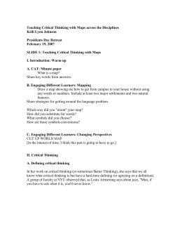 Types of Maps & Map Projection PowerPoint