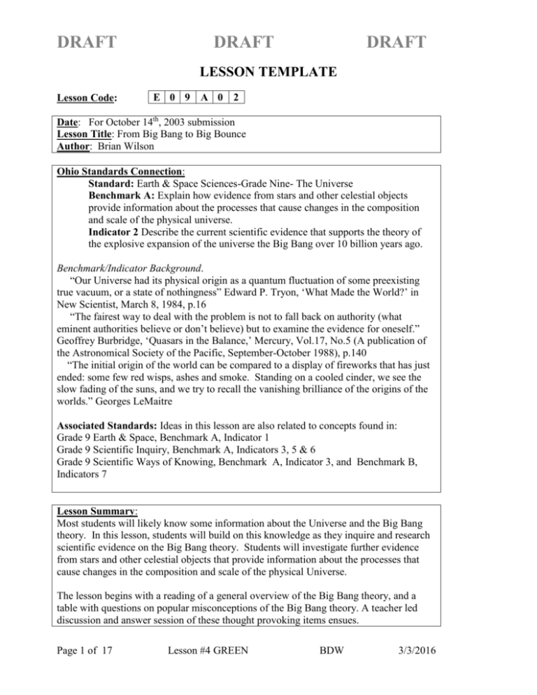  Ohio Academic Standards