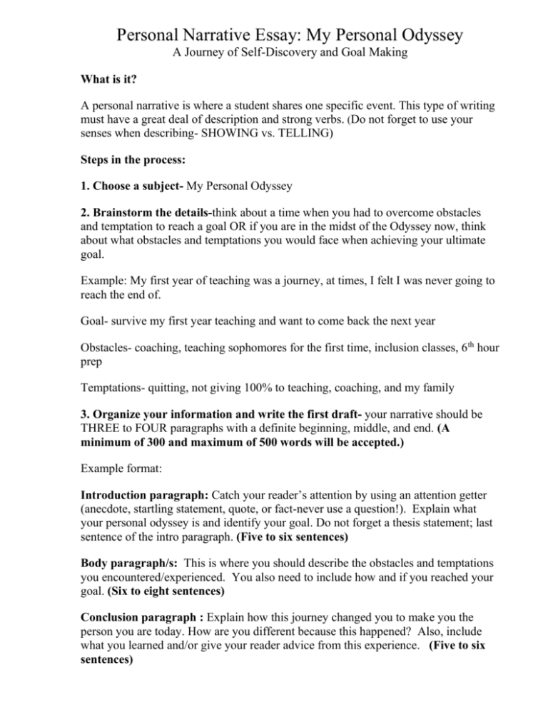  Personal Narrative Introduction How To Write A Narrative Essay 2022 