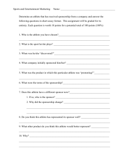 Athletic Coping Skills Inventory with scoring system
