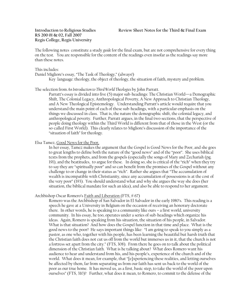 Introduction To Religious Studies Introduction To Religious Studies